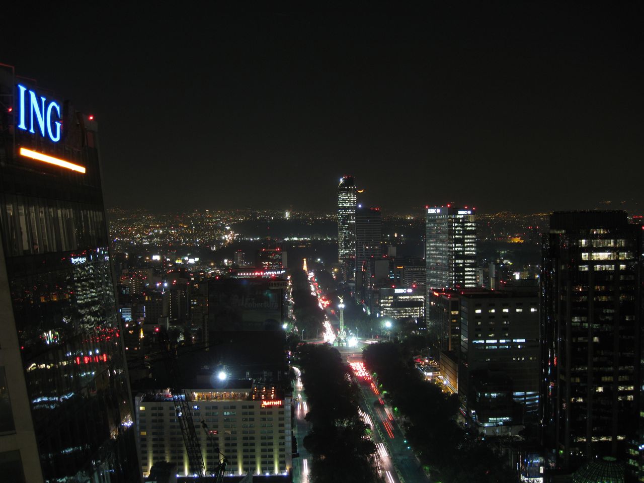 wallpapernarium: Paseo de la reforma ciudad de México