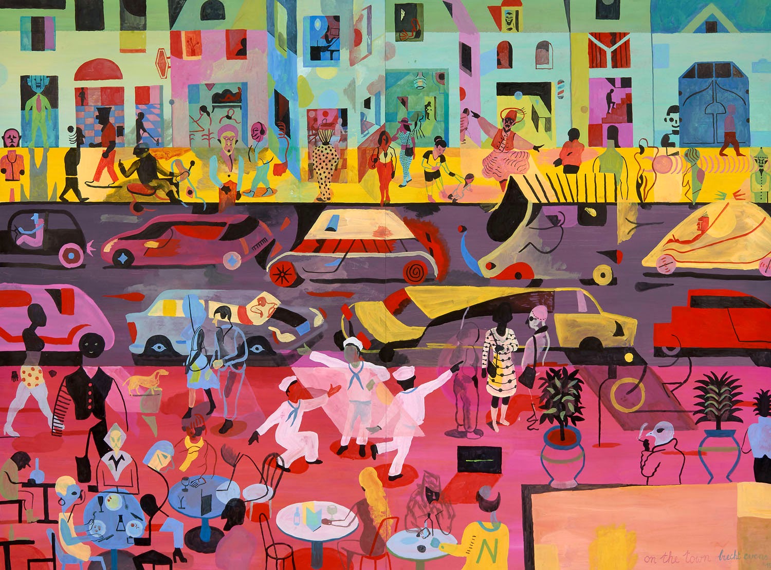 Brecht Evens: on the town