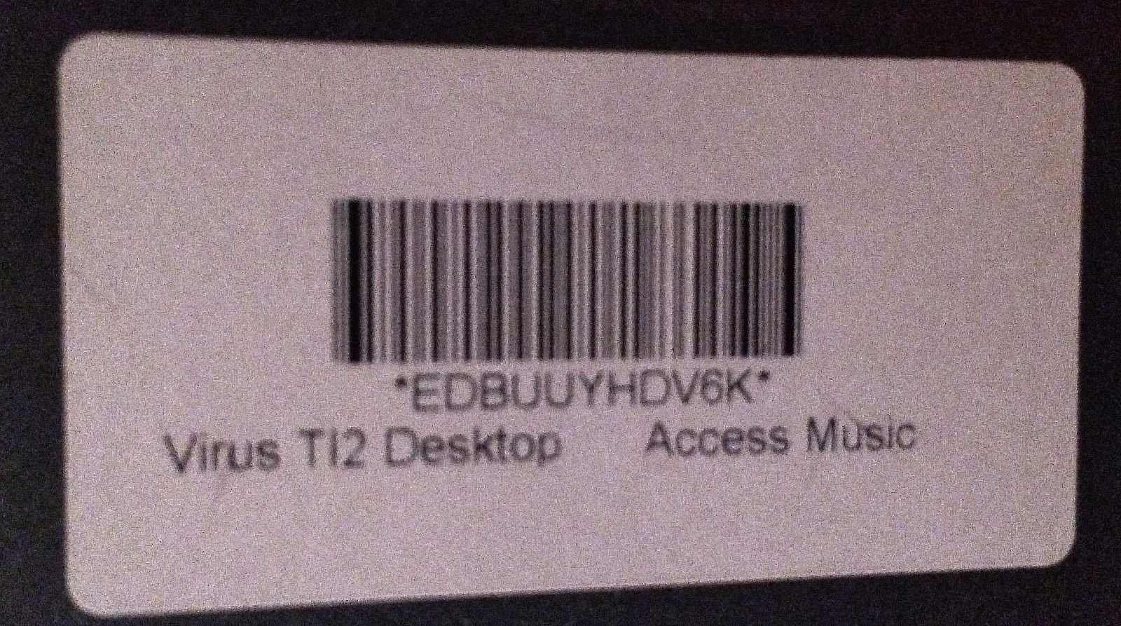 MATRIXSYNTH: Access Virus TI2 Desktop Synthesizer SN EDBUUYHDV6K