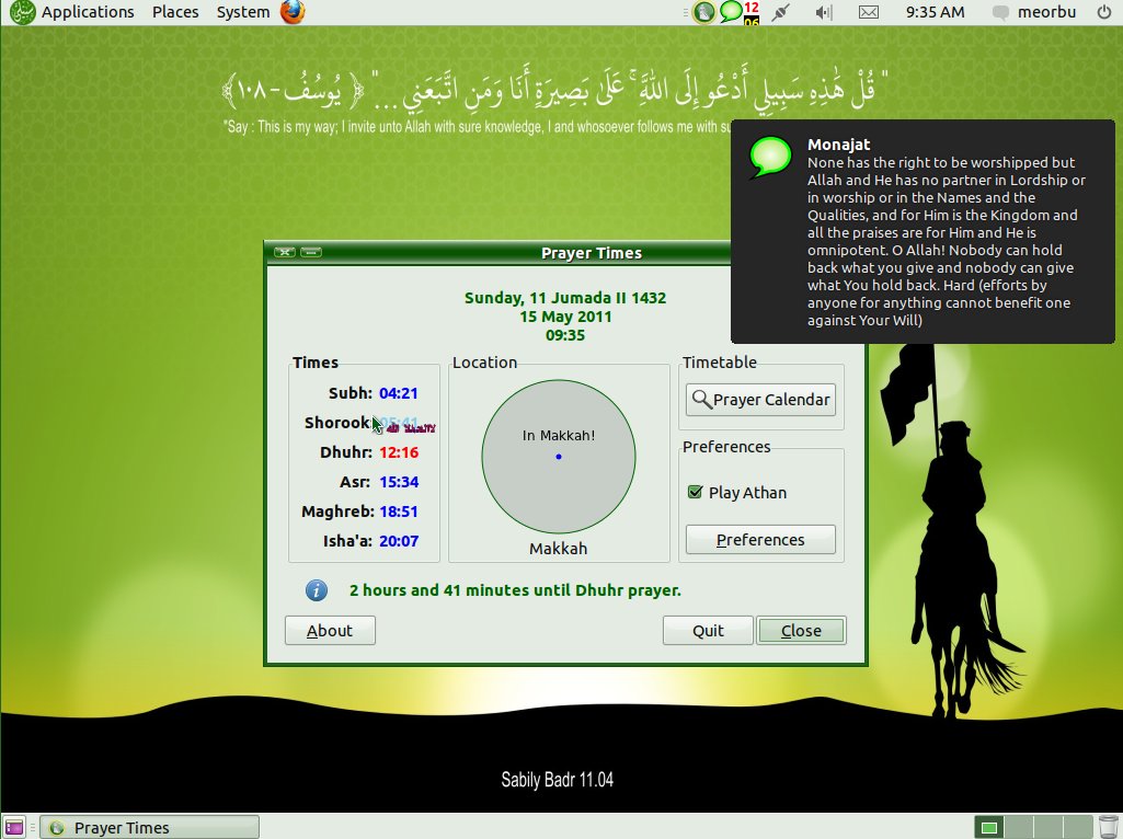 sabily blogsphere: Ubuntu 11.04 to Sabily 11.04 Badr