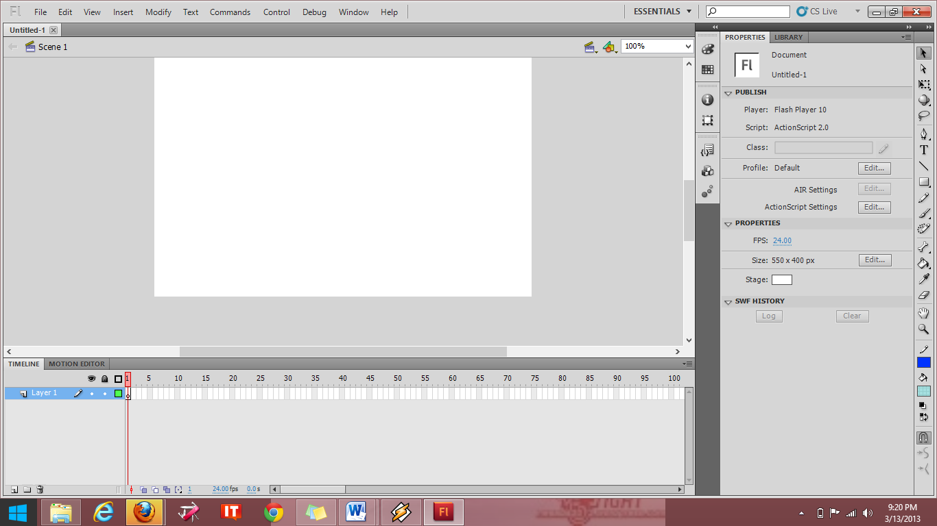 Adobe Flash ( Workshape beserta Fungsinya) | HighTech for all