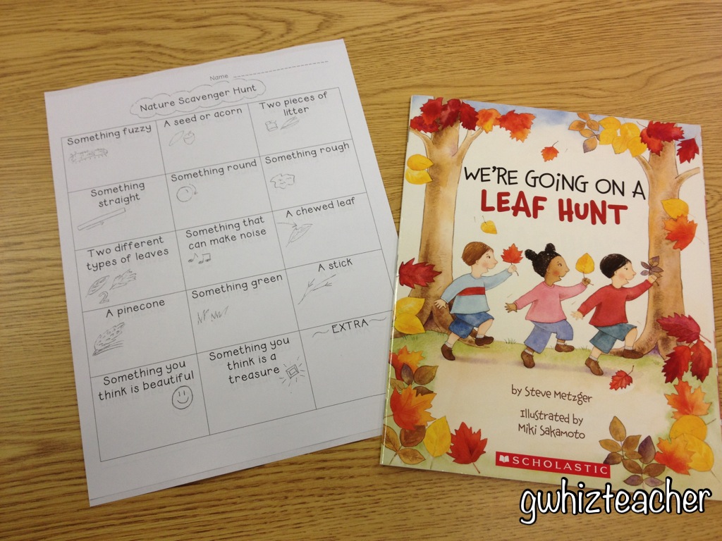 gwhizteacher: Nature Smart Scavenger Hunt