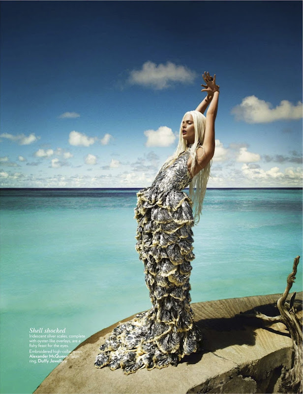 Evainny´s Fashion Diary: This month in Vogue... Mermaids, aquatic life ...