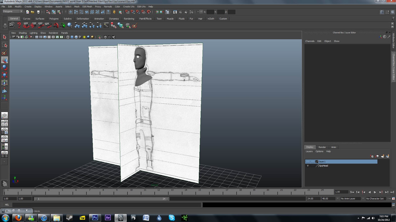 Tyler Poirier Mudbox Self Directed: October 2012