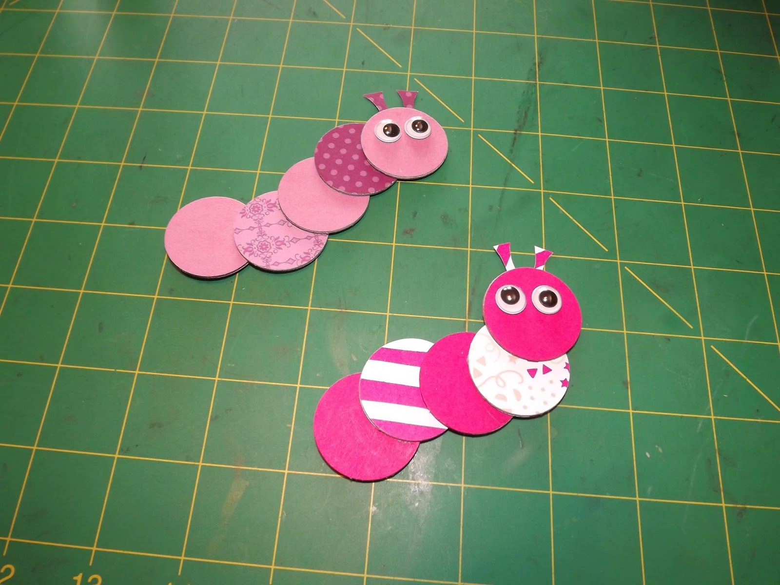 Nanny's Pansy Patch: Caterpillar Bookmarks