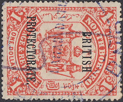 my North Borneo stamps: Magistrate Court Lahad Datu fiscal cancellation ...