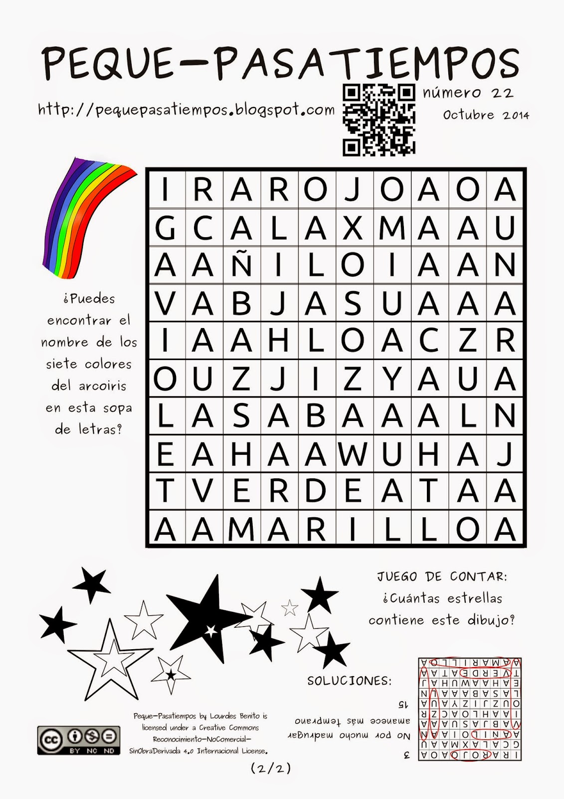 Peque-pasatiempos: PEQUE-PASATIEMPOS nº22