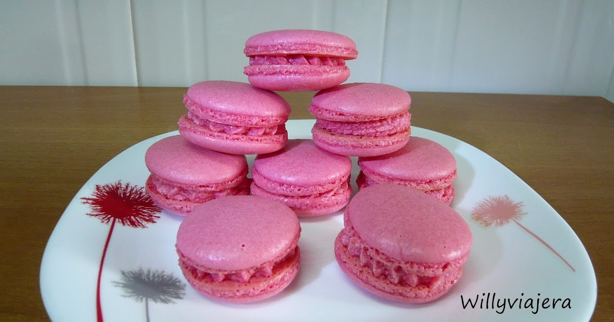 WILLYVIAJERA PURI: Macarons de fresa