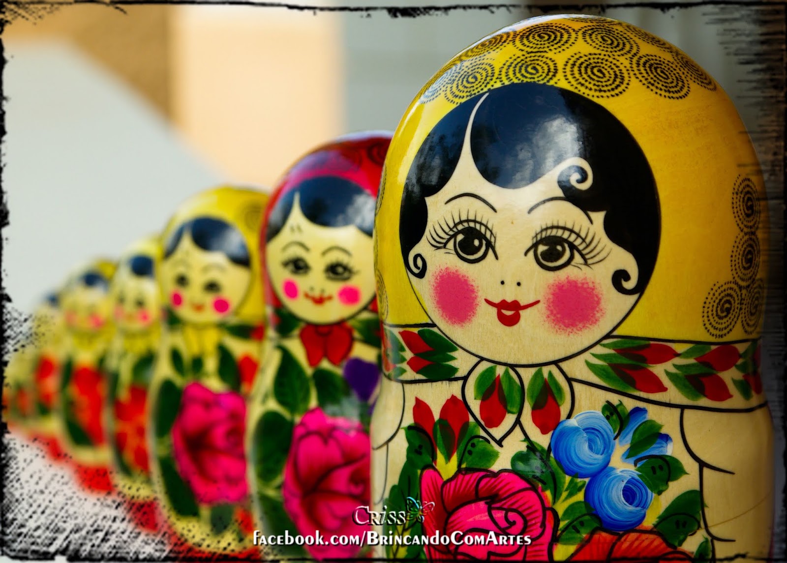 Brincando com Arte - o¤°SORRISO°¤o: As Famosas Bonecas Russas - parte 1