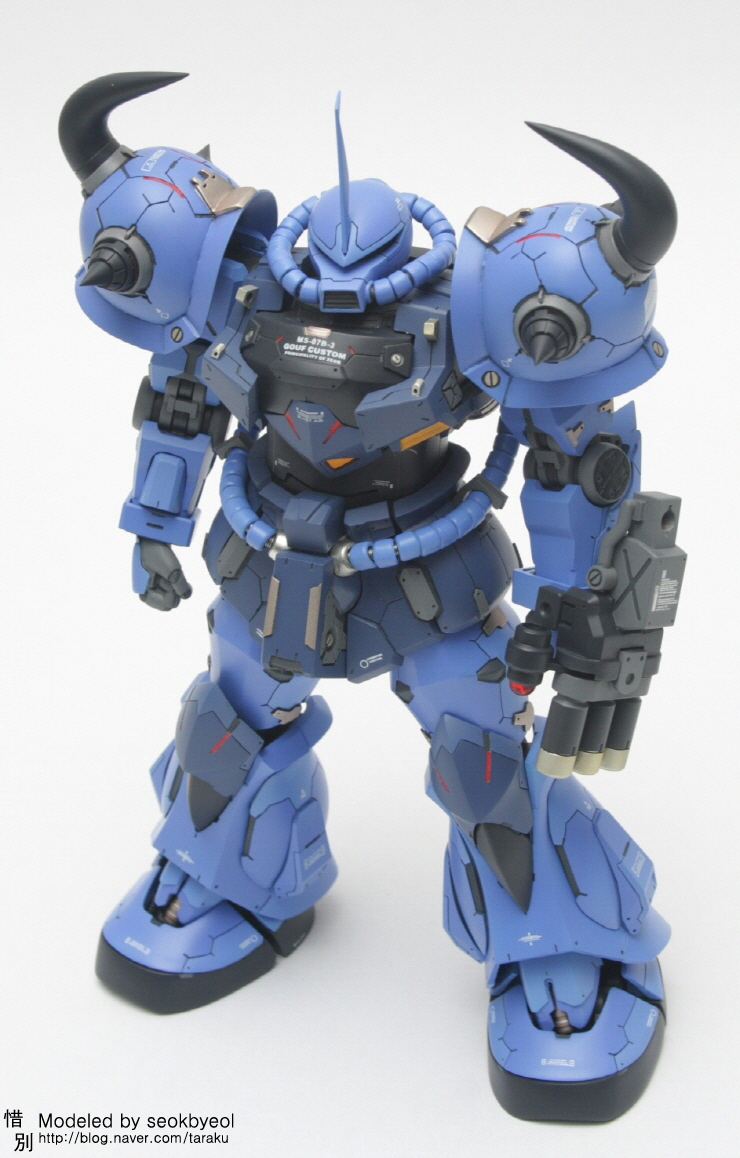 GUNDAM GUY: MS-07B-3 GOUF CUSTOM - Customized Build