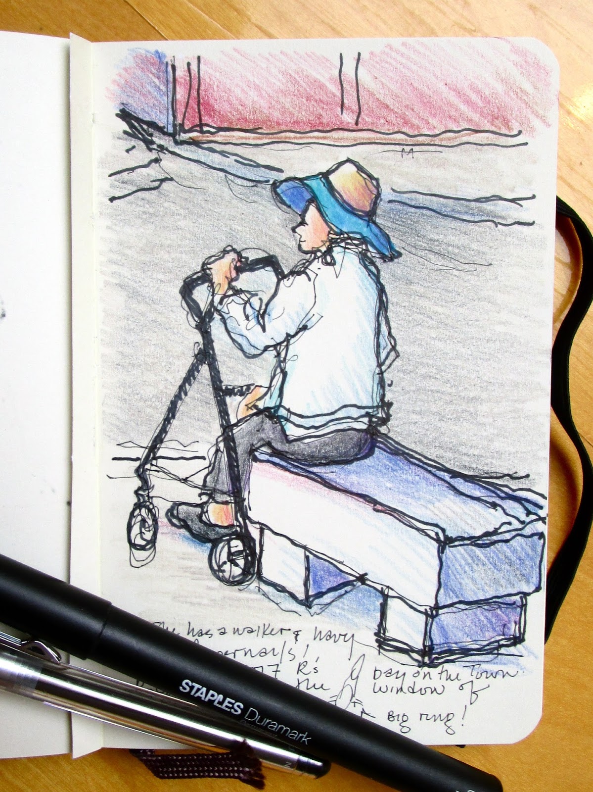 Sketchbook Wandering : The Lady in Waiting