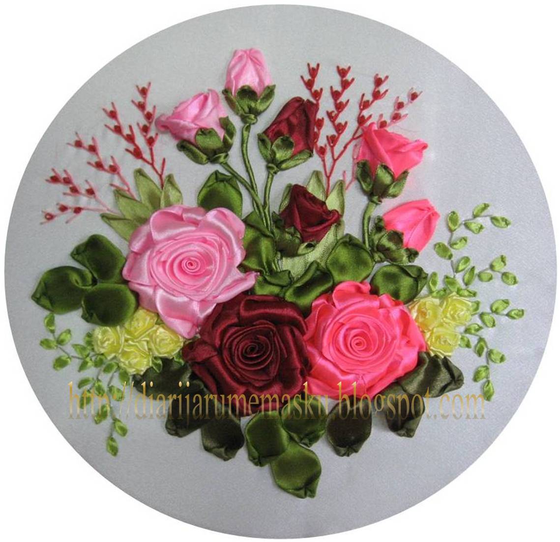 3 Frame Sulam Reben Pn. Rozi