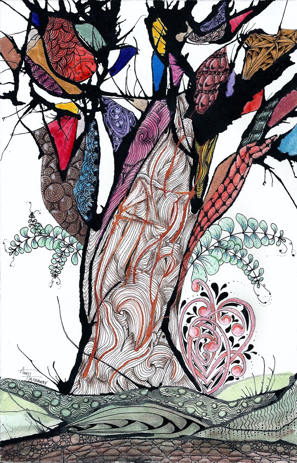 Deep Magic Tangles: Tangled Ink Art