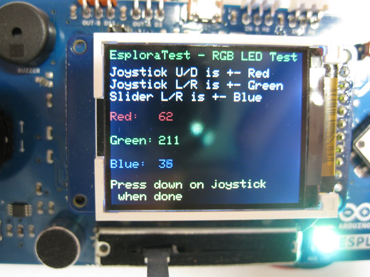The 21st Century Digital Home Arduino Esplora With Display Exercise