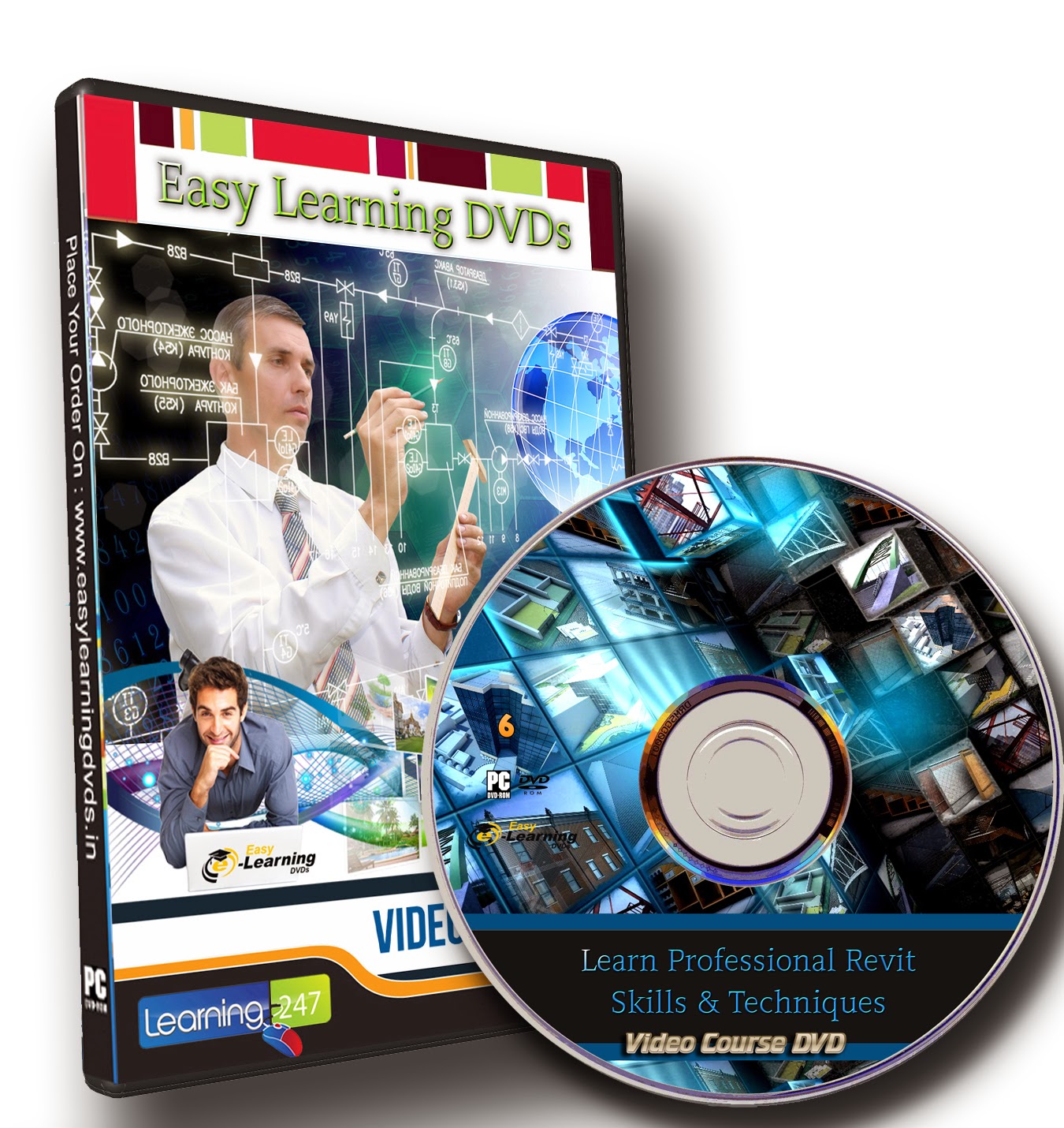 Professional Revit Skills & Techniques 40 Courses VideoTraining on 6 DVDs