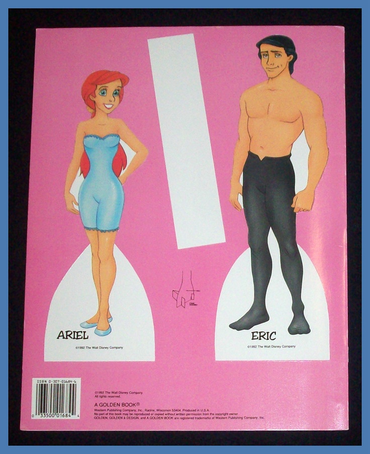 Disney Movie Princesses: Ariel Paper Dolls