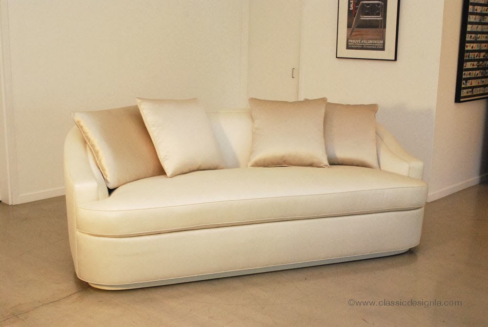 classic design: White Silk Sofa
