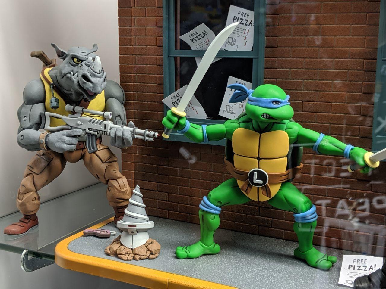 NickALive!: NECA Unveils Retro TMNT Figures at SDCC 2019