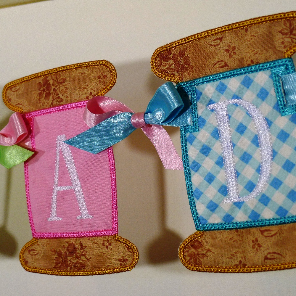 Big Dreams Embroidery: Spool of Thread Banner ITH Project all made in ...