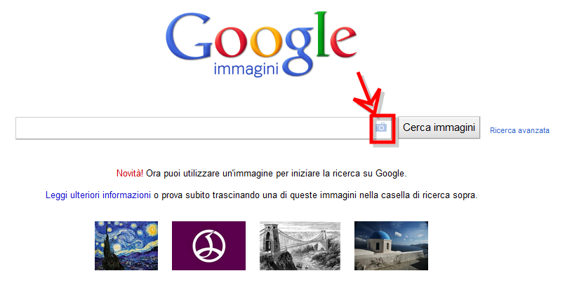 Una finestra sul web: Cercare immagini simili con Google