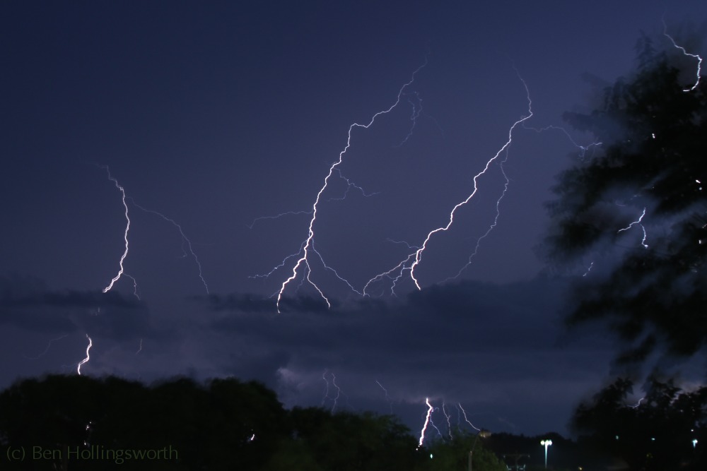 Prairie Rim Images: Catching lightning