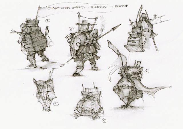 George Whiley CG Arts & Animation Blog: Character Design - Sidekick ...