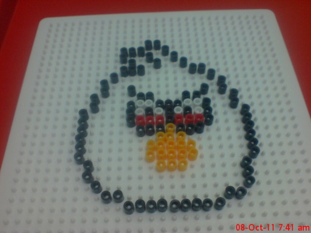 MY BLOG, MY STORIES, MY PHOTOS - 廖国玲: I LOVE PYSSLA BEADS - ANGRY BIRD