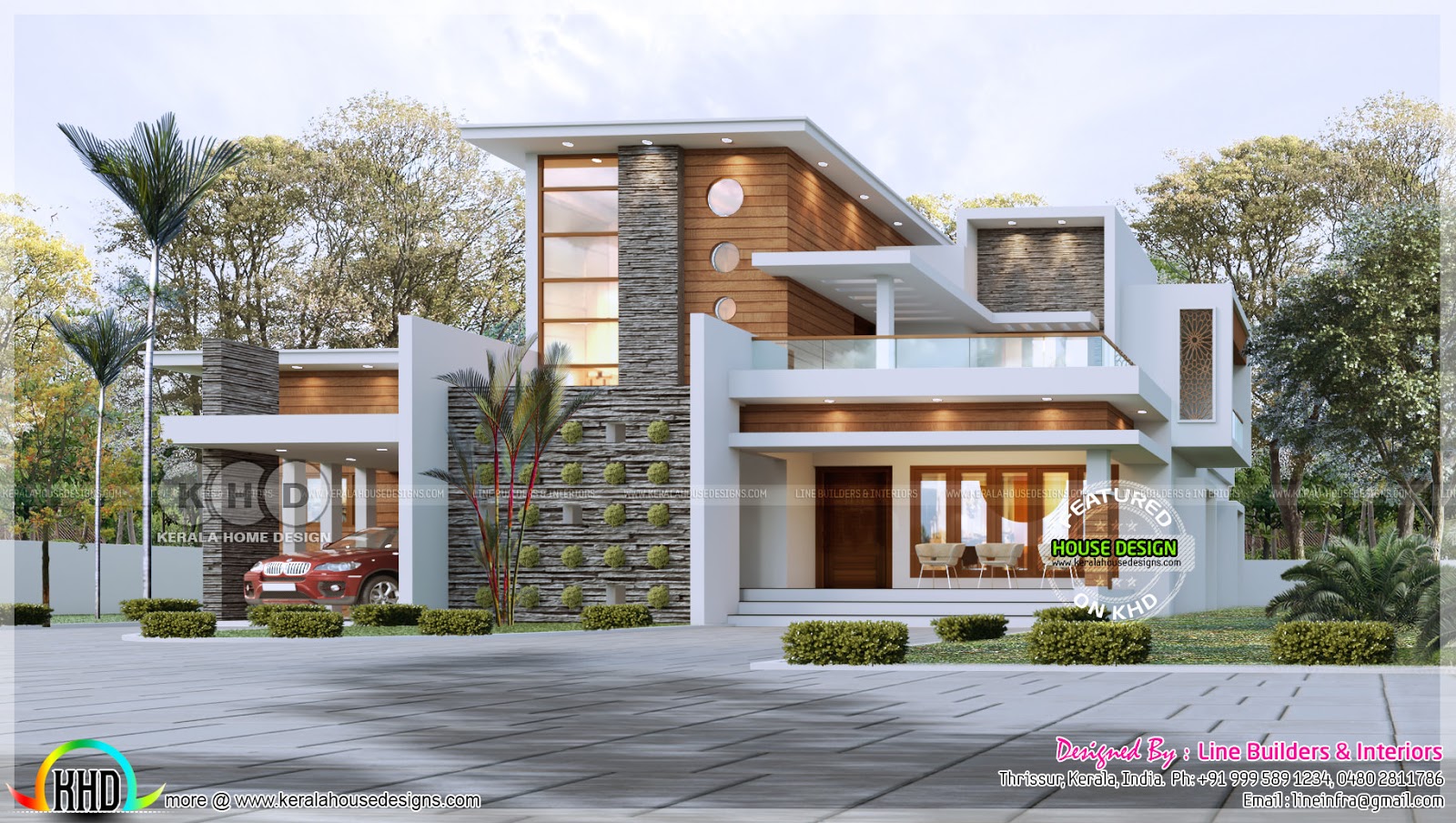 2371 Sq ft 3 Bedroom Contemporary Style House Kerala Home Design And 2371-sq-ft-3-bedroom-contemporary-style-house-kerala-home-design-and