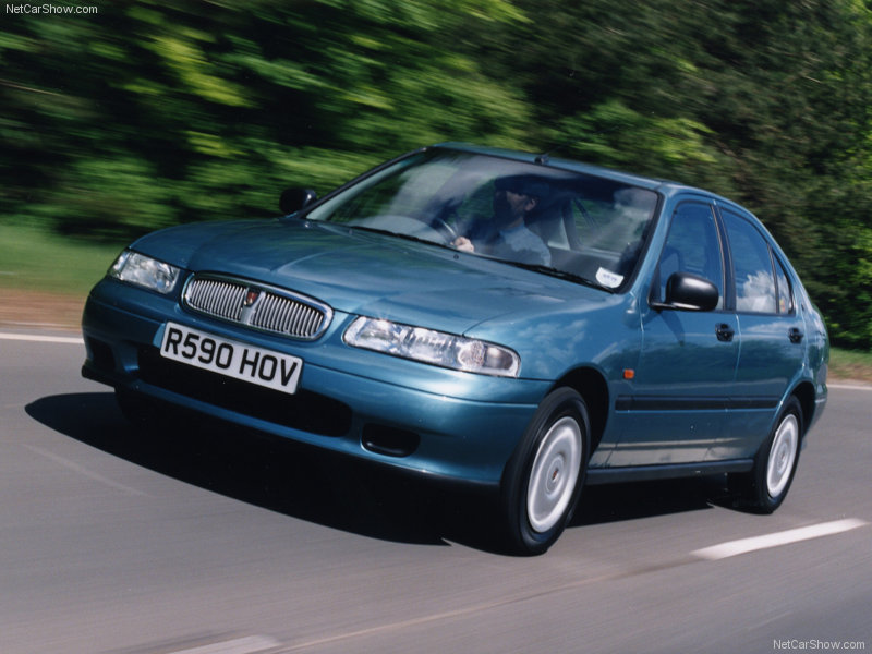 all about cars: The Rover 400 1995-99