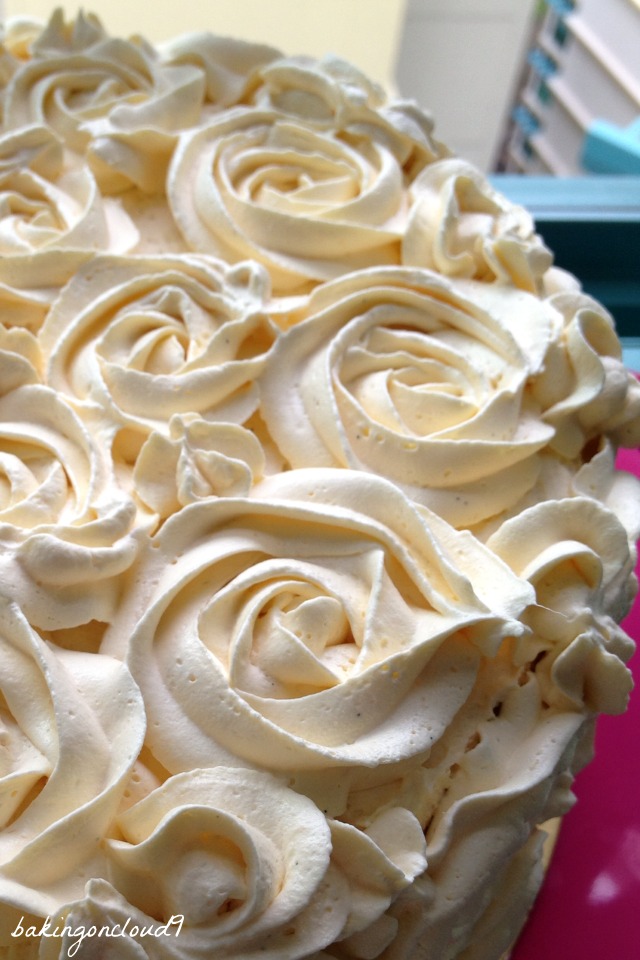 Baking on Cloud 9: Mango cream cake