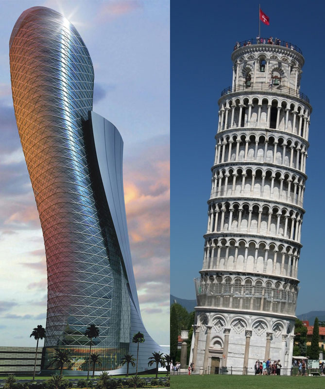 World Visits: Capital Gate leaning Tower of Abu Dhabi
