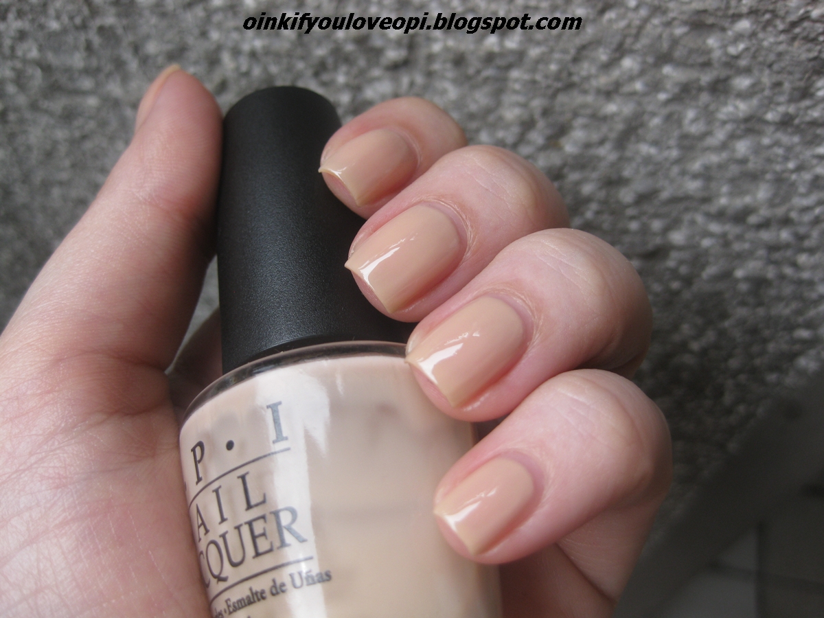 Oink If You Love OPI: Samoan Sand