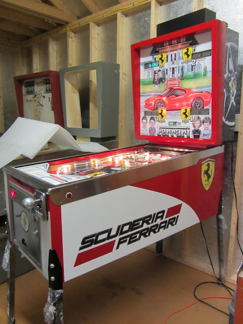 GameroomPinball.com: Custom Ferrari Pinball