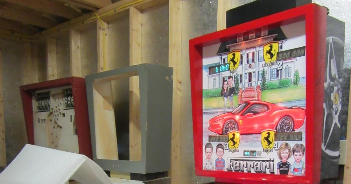 GameroomPinball.com: Custom Ferrari Pinball
