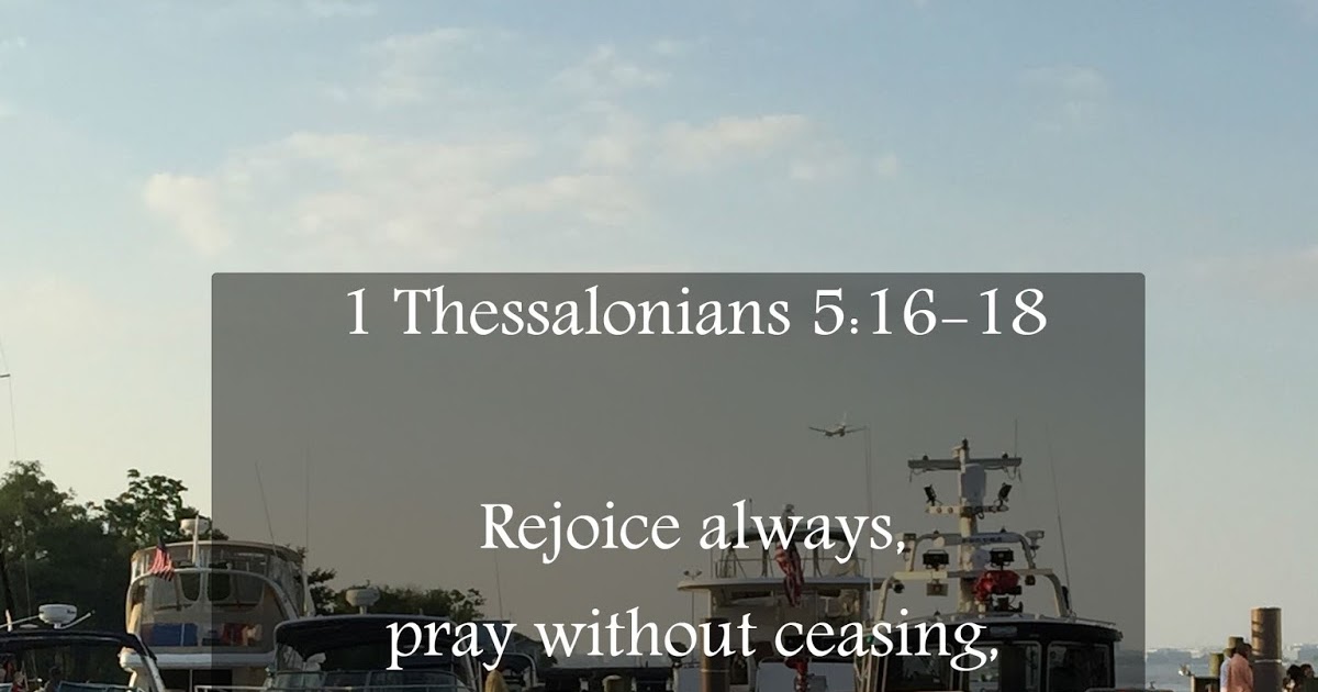 K for Krystyna: In All Circumstances - 1 Thessalonians 5:16-18