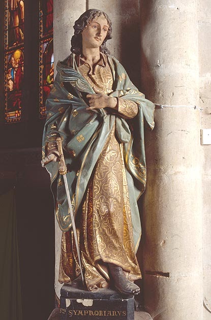 ICONOGRAPHIE CHRÉTIENNE: Saint SYMPHORIEN d'AUTUN, martyr