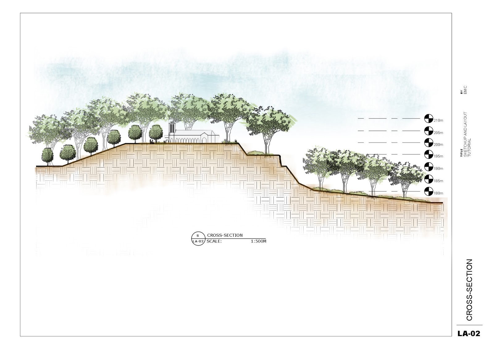 HOW TO MAKE A TOPOGRAPHIC PROFILE USING SKETCHUP AND LAYOUT