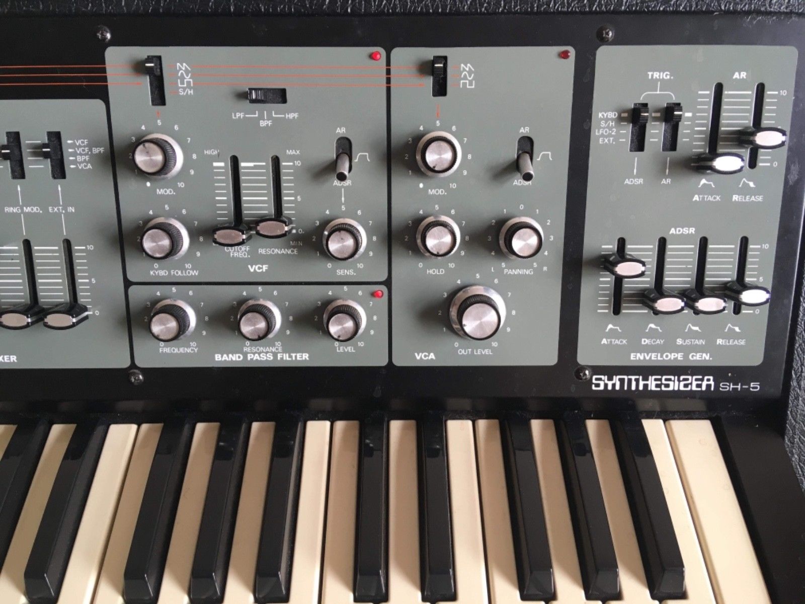 MATRIXSYNTH: Roland SH-5 Vintage Synthesizer SN 470706