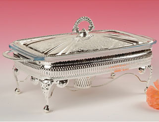 Kitch 'n' Chic: QUEEN ANNE Silver Plated Casseroles Tableware
