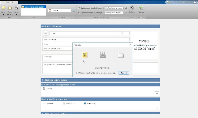 Tutorial GUI MATLAB : Membuat GUI MATLAB executable (.exe ...
