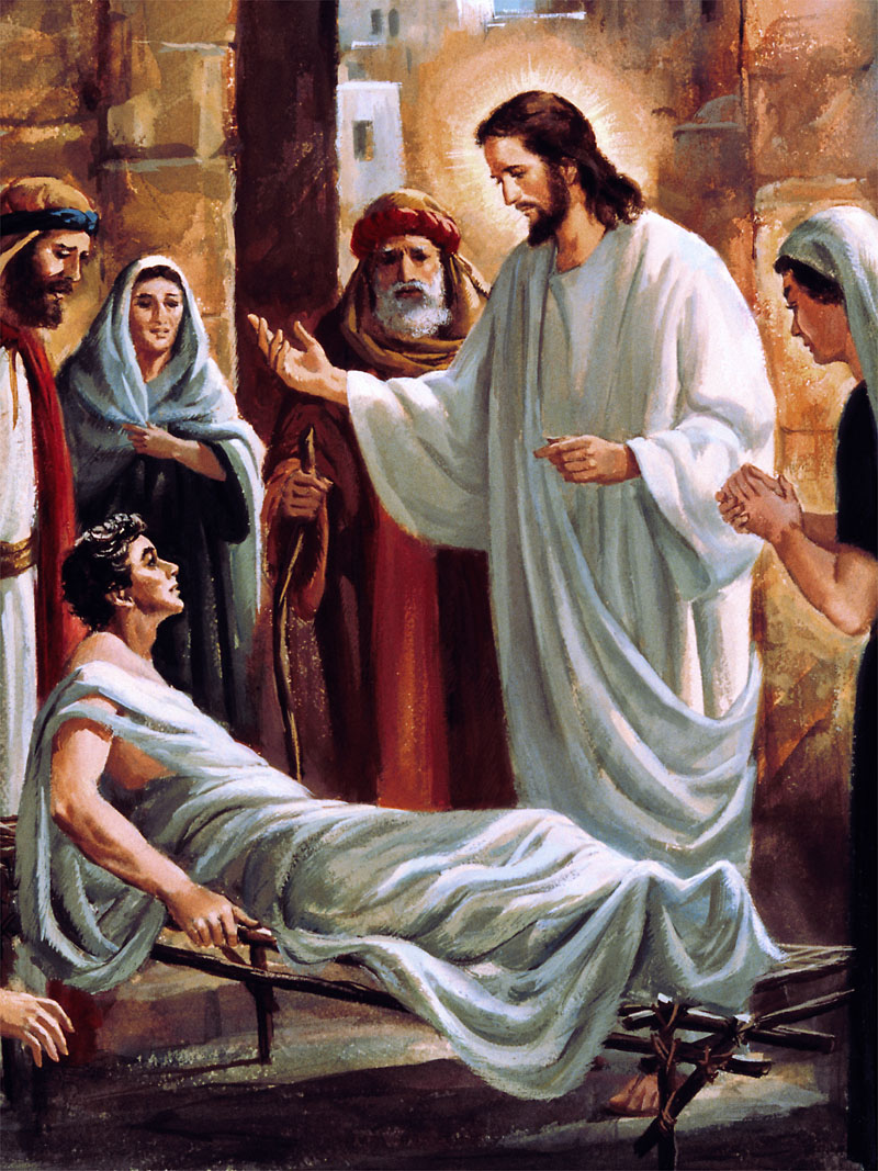 IMAGENS BÍBLICAS: JESUS CURA