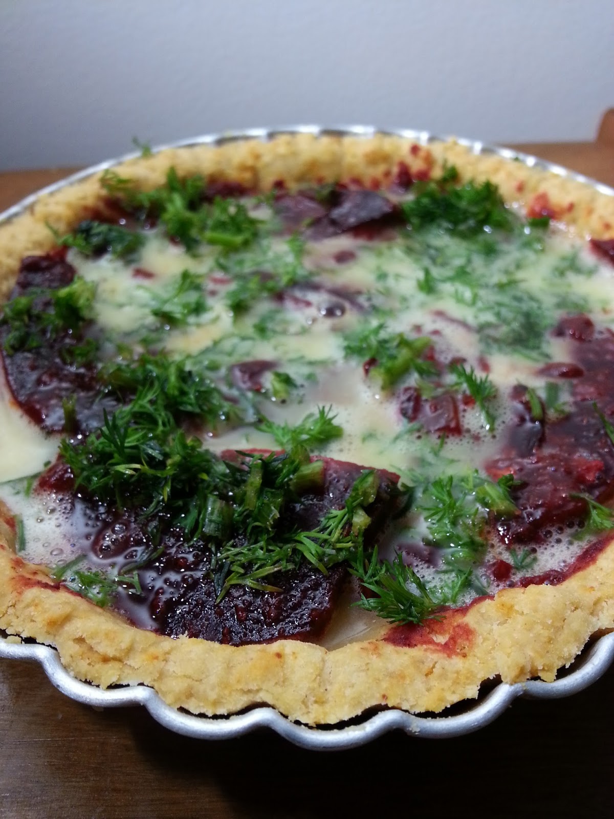 Beetroot Feta And Dill Quiche Indian Flavours In A Philips Airfryer Everyday Meals From