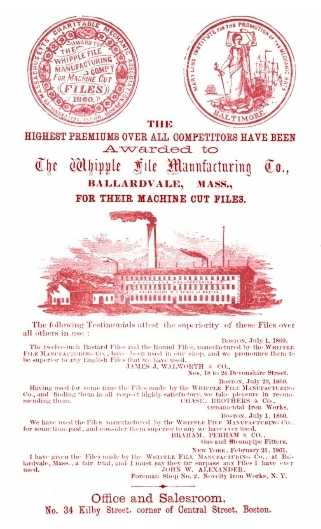 American Made Files: Whipple File Manufacturing Co.