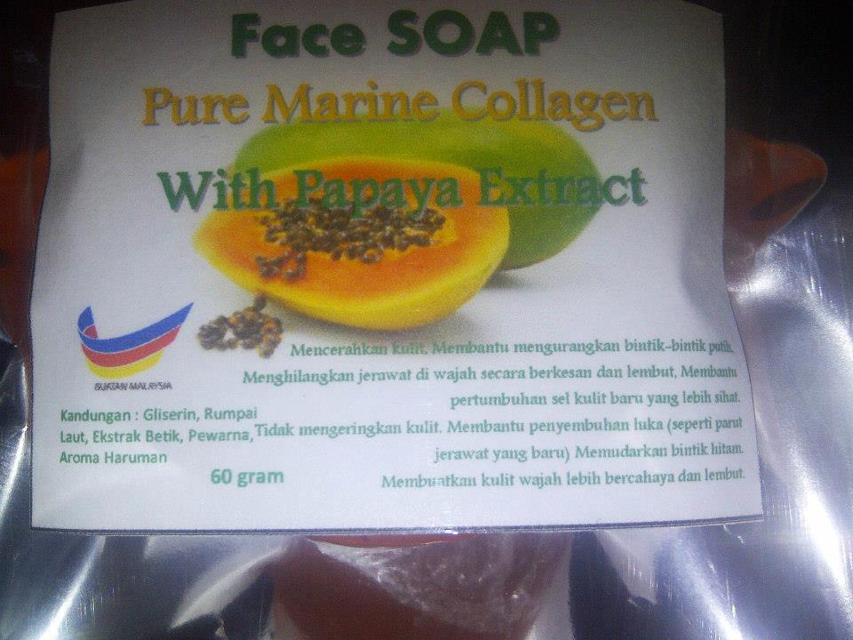 Hidayah Leen (Health & Beauty): SABUN Pure Marine Collagen Ekstrak Betik