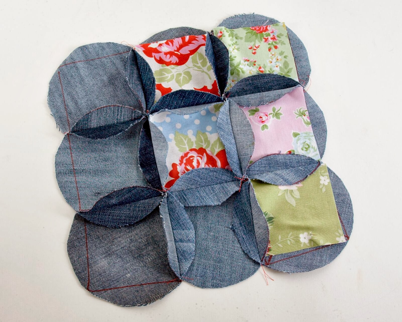Sew What? by Debbie Shore: Denim circles