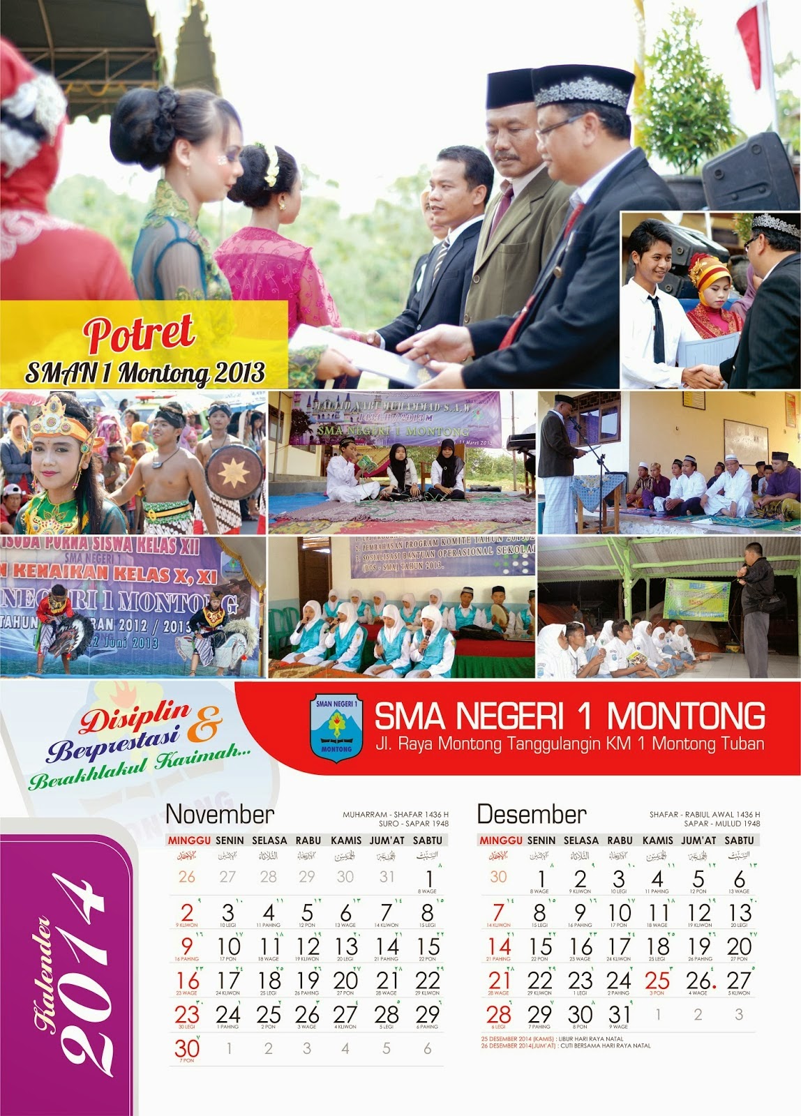 62+ Ide Contoh Desain Kalender 1 Lembar, Desain Kalender