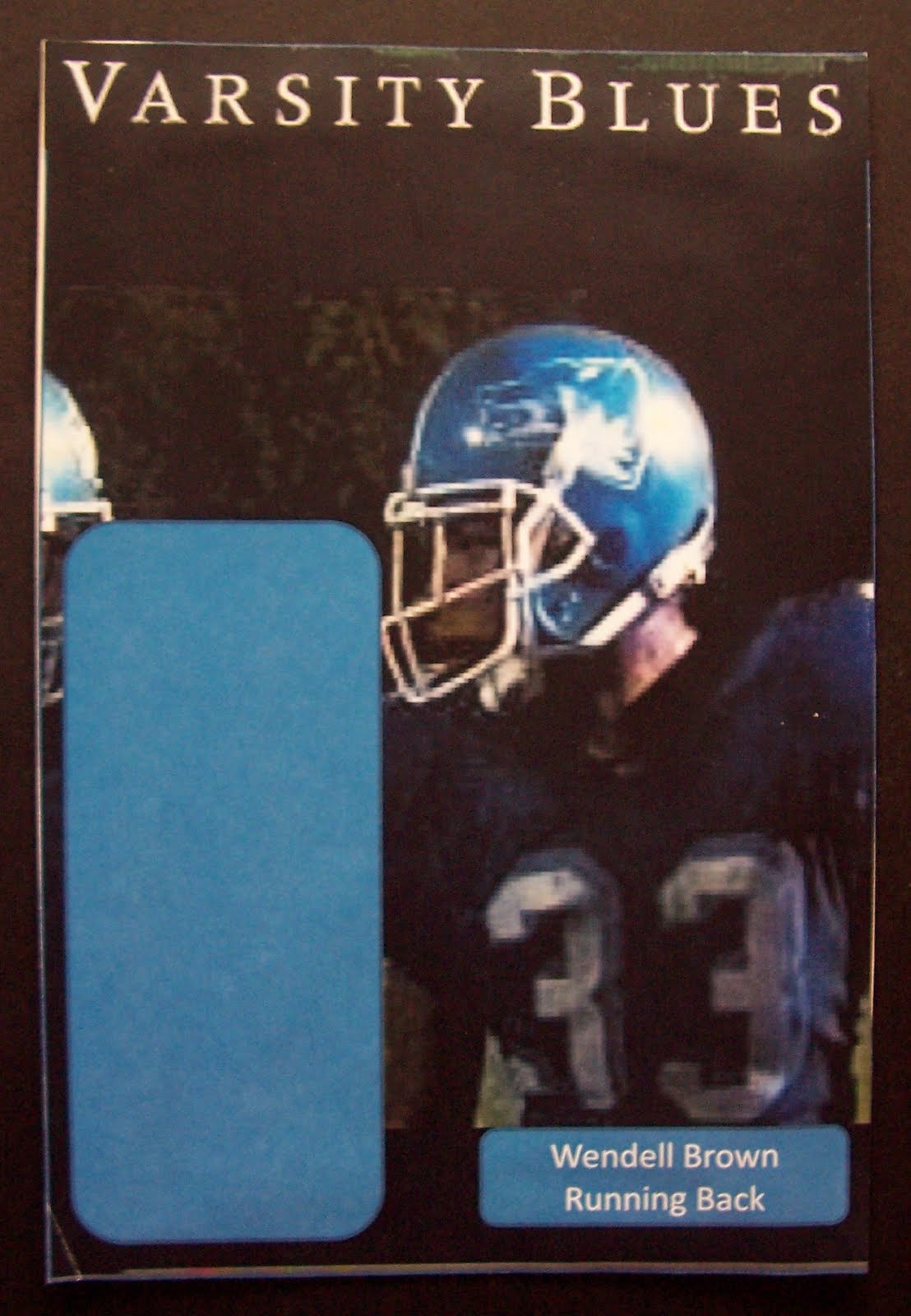 G.I. Jigsaw: Varsity Blues Custom Action Figure Cards