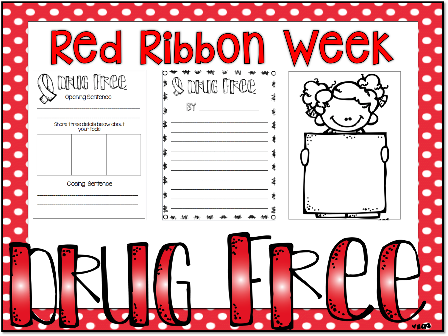 1st Grade Hip Hip Hooray!: Red Ribbon Week!