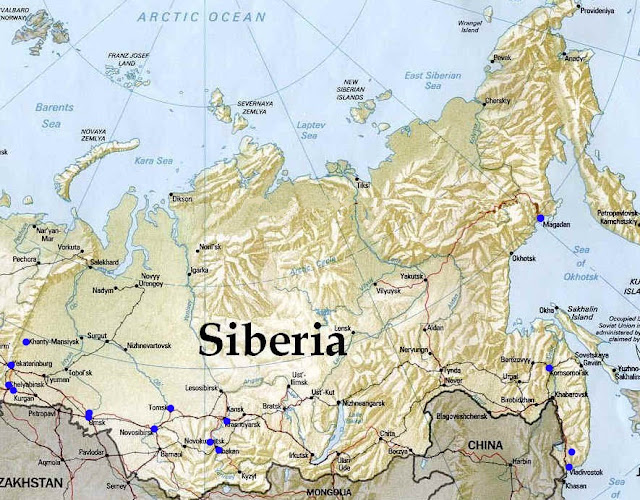 Where Is Siberia Located On A World Map - Map