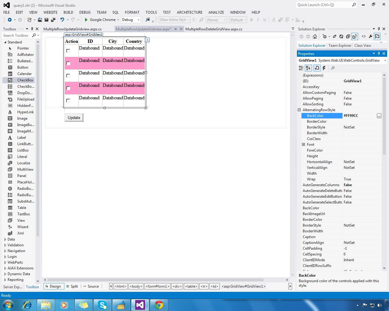 Update Multiple Rows in GridView With CheckBox Selection With Confirmation in Asp.Net C# ...